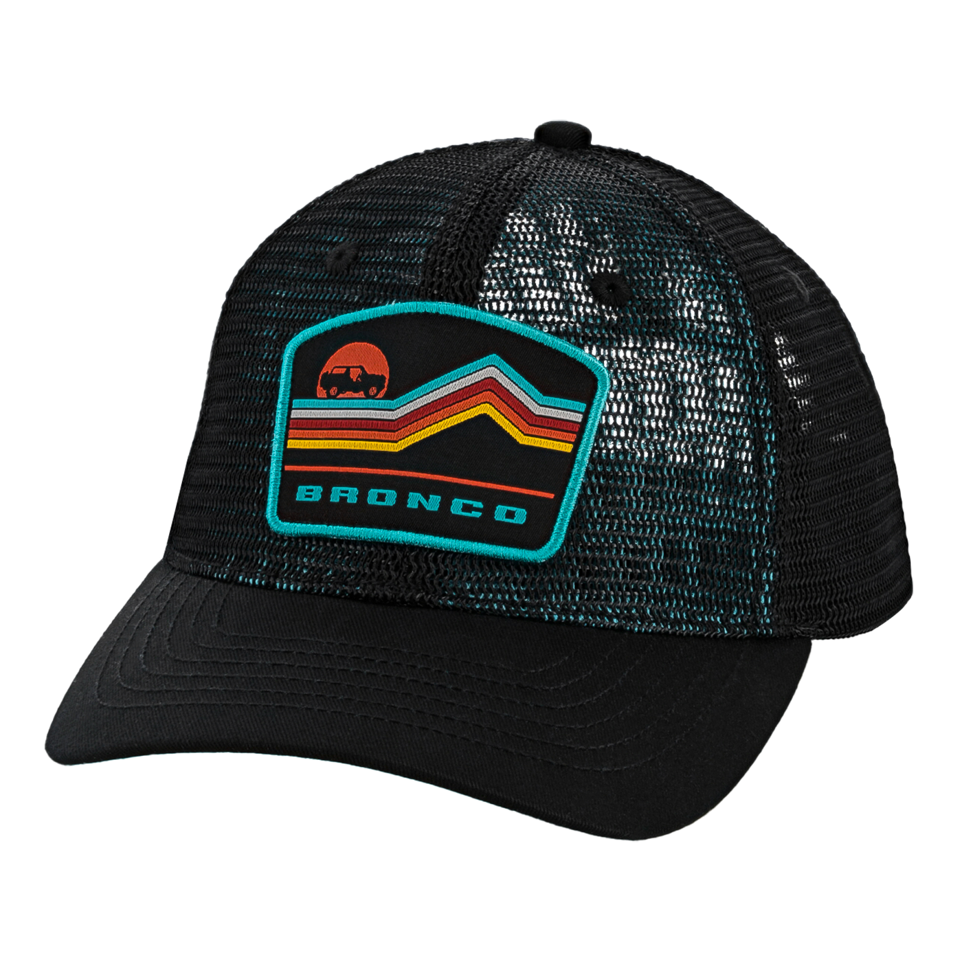 Ford Bronco Striped Patch Hat - Official Ford Merchandise