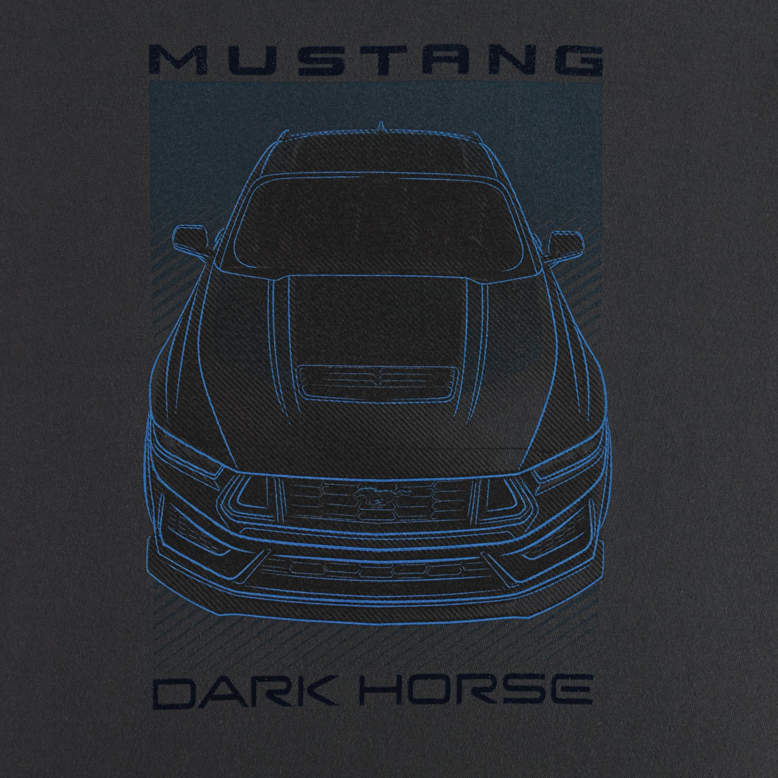 Ford Mustang Men's Dark Horse Graphic T-Shirt - Official Ford Merchandise