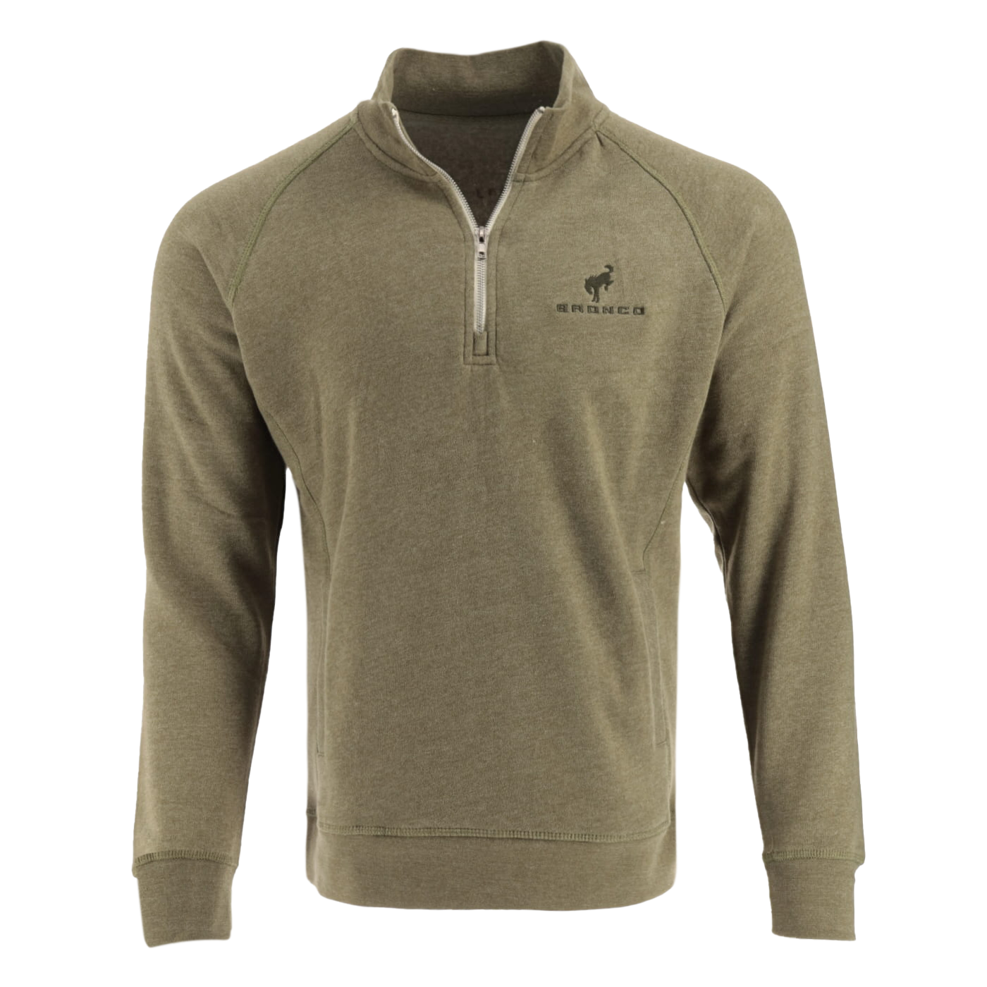 Ford Bronco Men's Bronco Logo 1/4 Zip Pullover Sweatshirt - Official ...