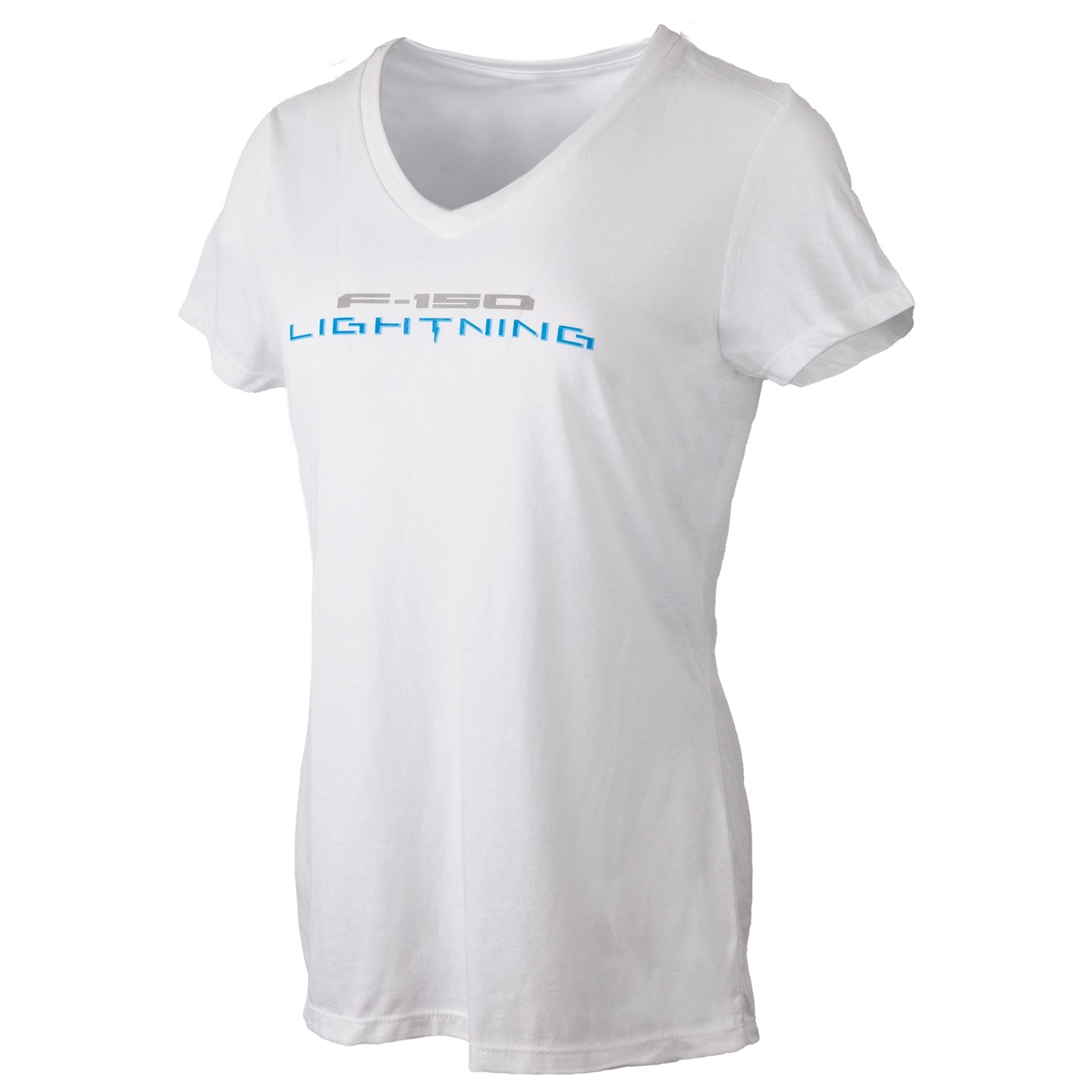 Ford Lightning Women's Ford Lightning Logo V-Neck T-Shirt- Official ...