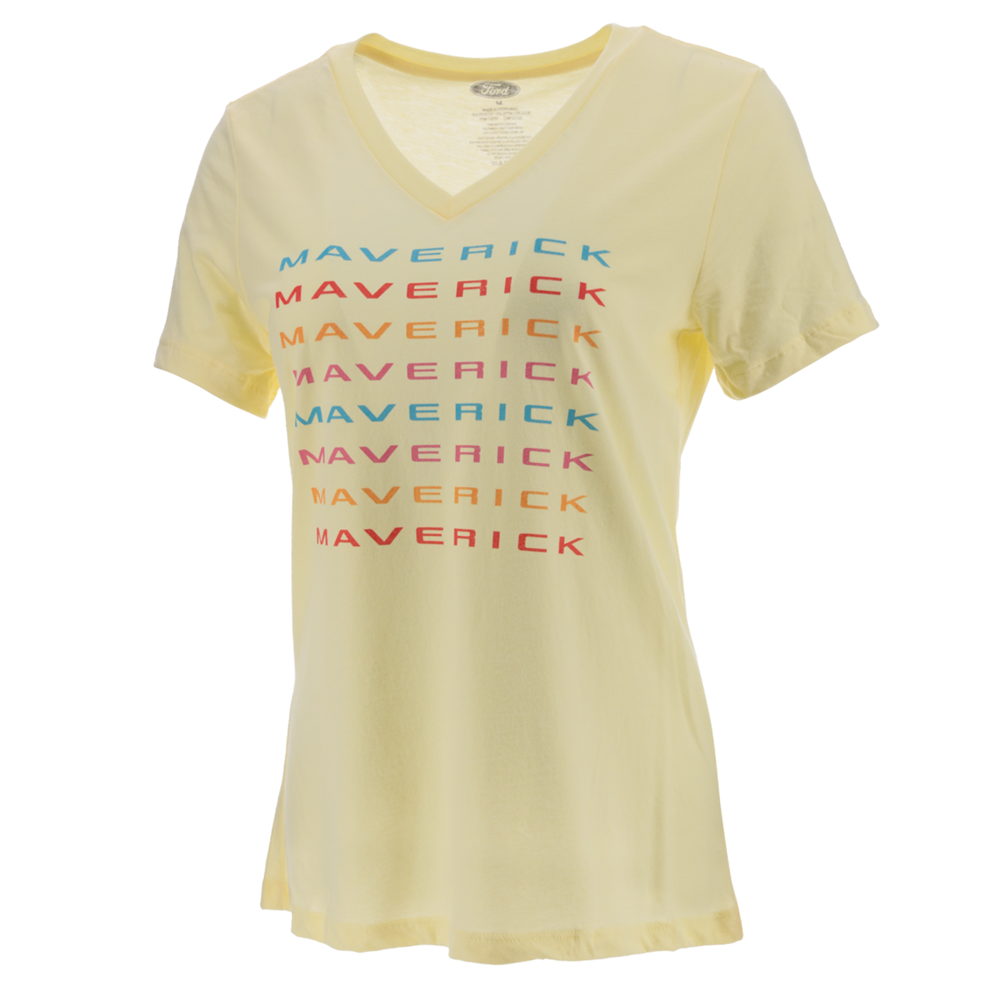 Ford Maverick Women's Logo V-Neck T-Shirt- Official Ford Merchandise