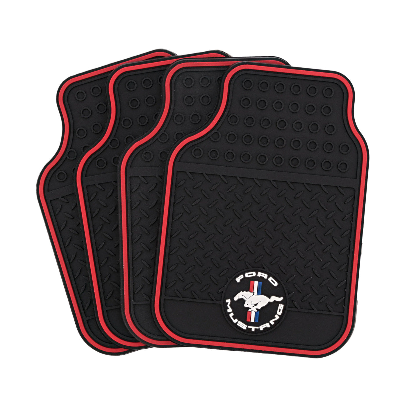 Ford Mustang Car Mat Coaster Set- Official Ford Merchandise