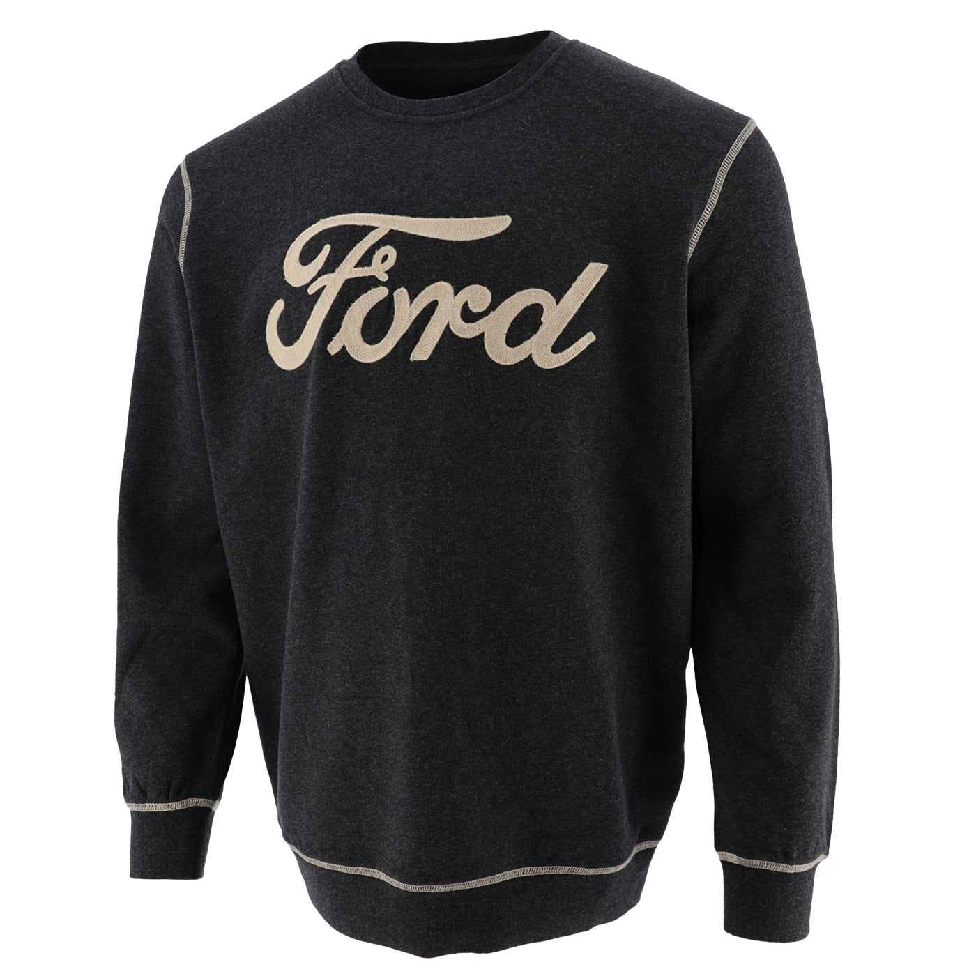 Ford Logo Men's Crew Pullover Fleece - Official Ford Merchandise