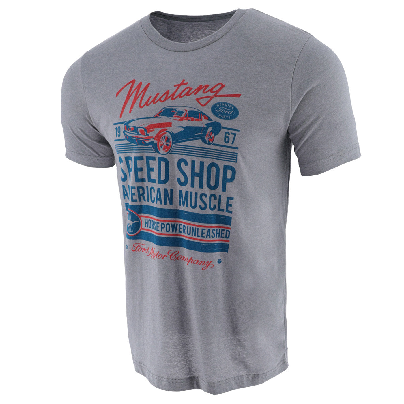 Ford Mustang Men's Vintage Speed Shop T-Shirt - Official Ford Merchandise